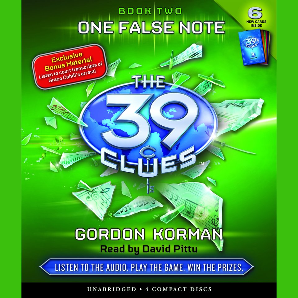 One False Note (The 39 Clues, Book 2) by Gordon Korman - Audiobook